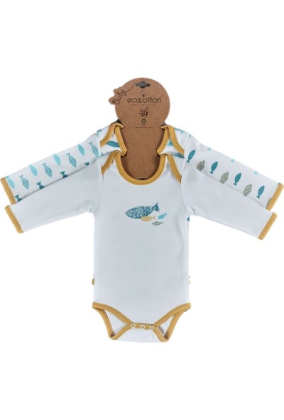 Ecocotton Dodo Uzun Kollu Zıbın Seti 0-3 Ay