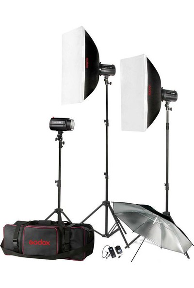 Godox H160-B 3lü Mini Paraflaş Kit ( 160 Watt )