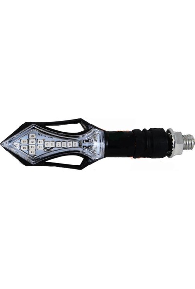 Motospartan Wk-Tl-12D Led Sinyal Takımı Yarasa 4 Kablo - Sinyal - Park - Fren - Üç Fonksiyonlu