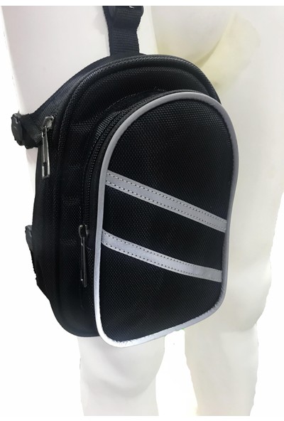 Motospartan Bacak Çantası & Pos Çantası İki Cepli Çok Amaçli