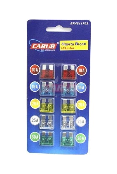 Carub Sigorta Bıçak 10'lu Araç Sigortası