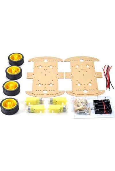 Arduino Robot Araba Platformu 4Wd Arduino Robot Araba Platformu 4Wd
