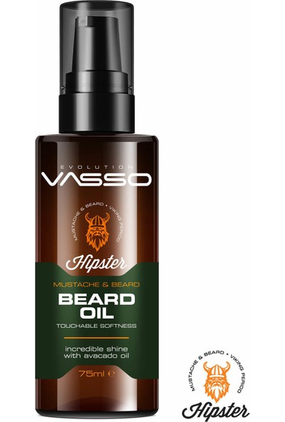 Vasso Hipster Viking Sakal Yağı 75 ml Vasso Hipster Viking Sakal Yağı 75 ml