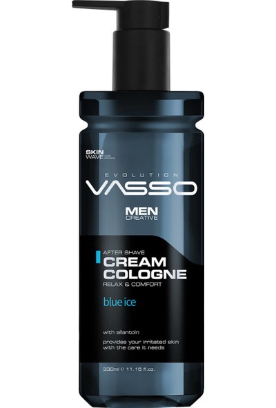 Vasso Tıraş Sonrası Kremli Kolonya 330 ml  – ( Blue Ice  ) Vasso Tıraş Sonrası Kremli Kolonya 330 ml  – ( Blue Ice  )