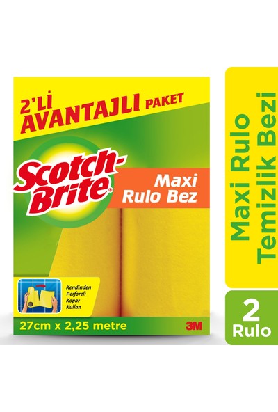 Scotch Brite Rulo Bez 2'li Paket