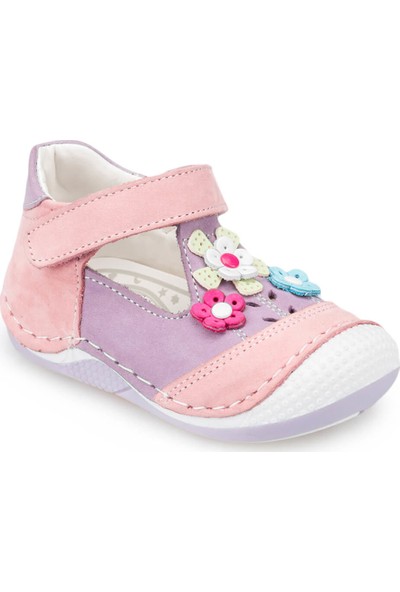 Polaris 91.511392.İ Lila Kız Çocuk Deri Ayakkabı