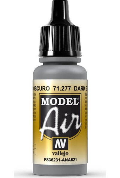 Vallejo 71277 Model Air Dark Gull Gray Maket Boyası