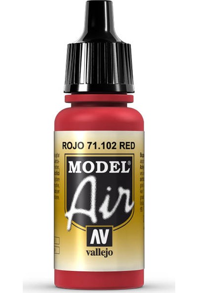 Vallejo 71102 Model Air Red Maket Boyası