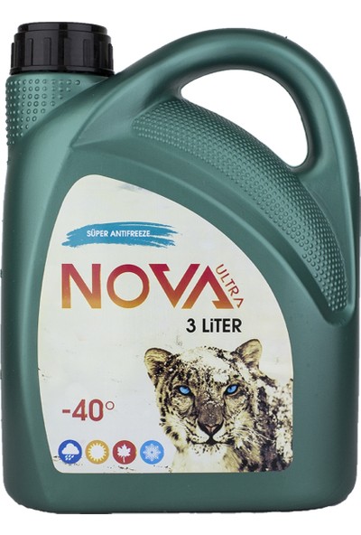 Nova Ultra -40 Derece 3 Litre Yeşil Antifriz Nova Ultra -40 Derece 3 Litre Yeşil Antifriz