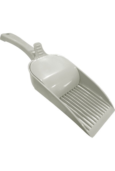 Strong Hazneli Kedi Kumu Toplama Küreği Bej 35 cm