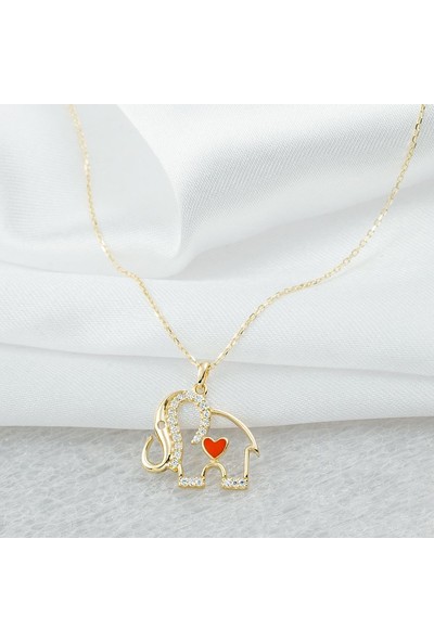 Bilezikci Filli Kalp 14 Ayar Altın Kolye
