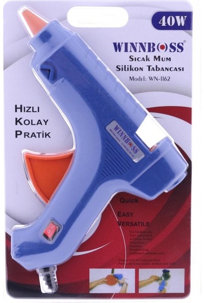 Winnboss Wn-1162M 40 Watt Sıcak Mum Silikon Tabancası On/Off Swictch