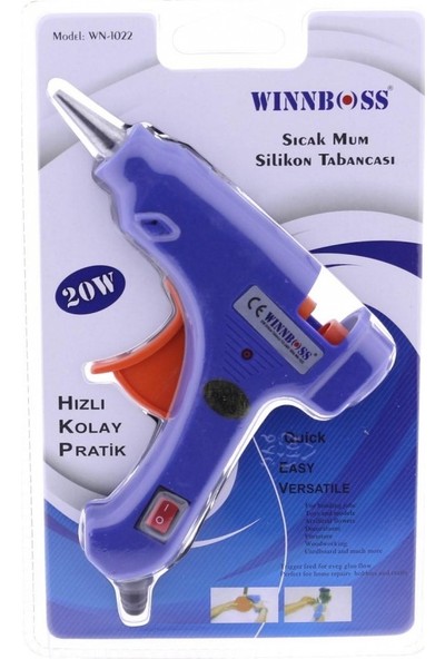 Winnboss Wn-1022M 20 Watt Sıcak Silikon Tabancası On/Off Switch Winnboss Wn-1022M 20 Watt Sıcak Silikon Tabancası On/Off Switch