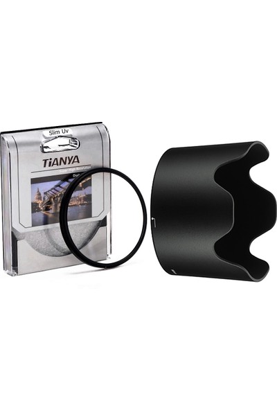Tianya Nikon 70-300mm F4-5.6 G Vr Lens için 67mm Slim Uv Filtre + Hb-36 Bayonet Parasoley Tianya Nikon 70-300mm F4-5.6 G Vr Lens için 67mm Slim Uv Filtre + Hb-36 Bayonet Parasoley