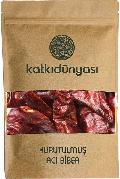 Katkı Dünyası Kurutulmuş Acı Biber Sapsız 250 gr