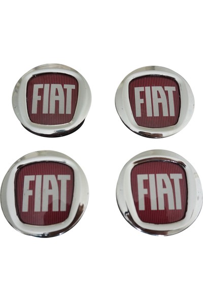 ESC Otomotiv ESP857 Fiat İçin 4'lü 50 mm Kırmızı Jant Göbek Arması 0735448759 ESC Otomotiv ESP857 Fiat İçin 4'lü 50 mm Kırmızı Jant Göbek Arması 0735448759