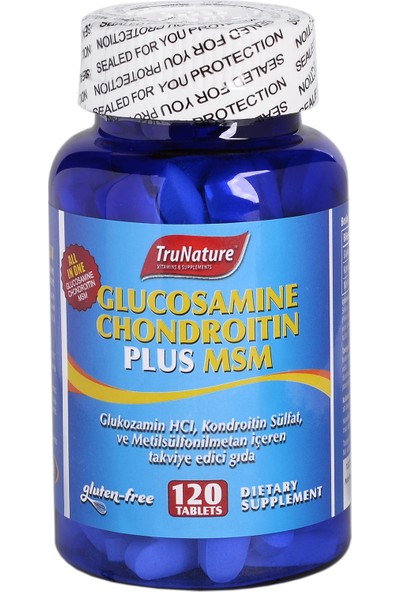 Trunature Glucosamine Chondroıtın Plus Msm 120 Tablet Trunature Glucosamine Chondroıtın Plus Msm 120 Tablet
