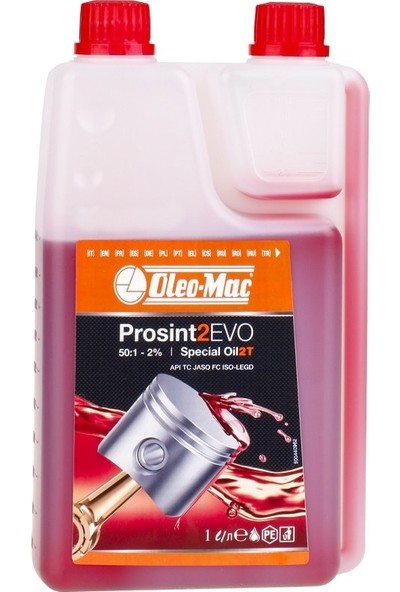 Oleo-Mac 2 Zamanlı Yağ Ölçekli 1 Lt Prosint 2 Evo
