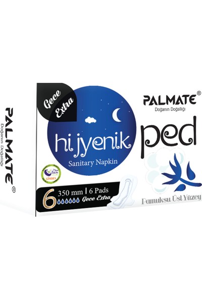 Palmate Hijyenik Ped  Palmate Hijyenik Ped