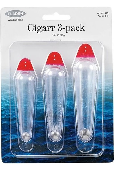 Fladen Cigar 3 Boy Su Şamandırası Seti 3'Lü Pkt Fladen Cigar 3 Boy Su Şamandırası Seti 3'Lü Pkt