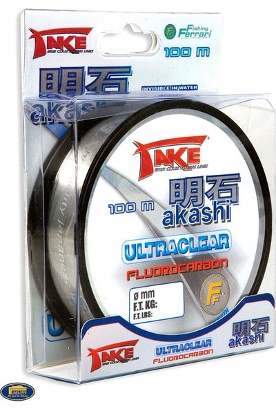 Lineaeffe Akashi Ultra Fluoro Carbon Olta Misinası 100Mt Lineaeffe Akashi Ultra Fluoro Carbon Olta Misinası 100Mt