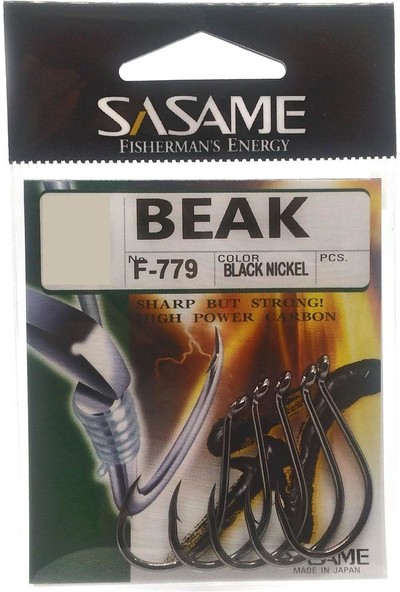Sasame Beak F 779 Black Chrome Olta İğnesi Sasame Beak F 779 Black Chrome Olta İğnesi