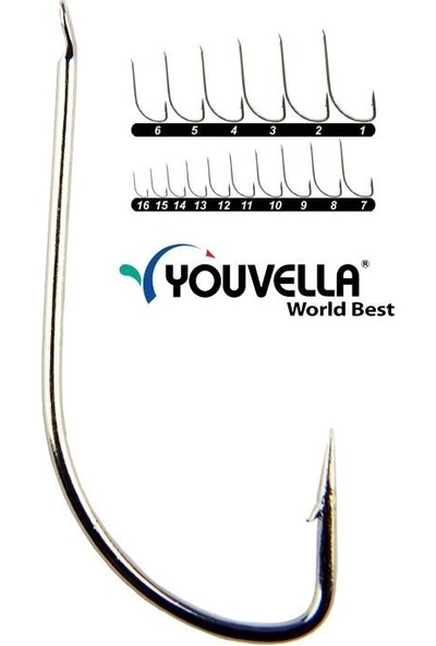 Youvella Kore Olta İğnesi 100Lü Youvella Kore Olta İğnesi 100Lü