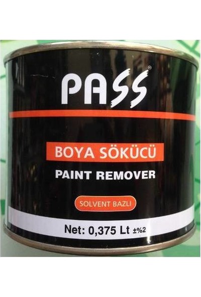 Pass Boya Sökücü 0,375 Lt Pass Boya Sökücü 0,375 Lt