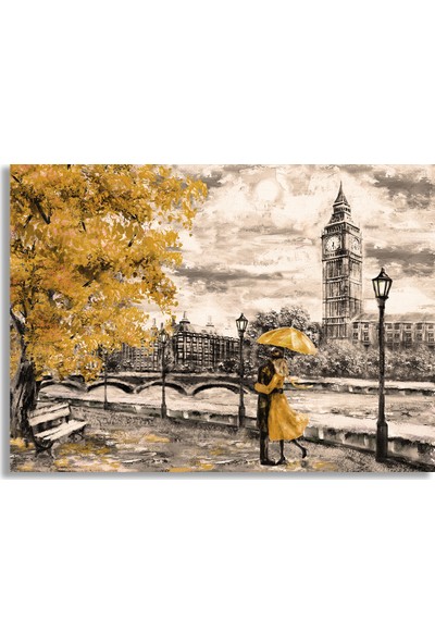 Ideasol Romantik Yağlı Boya Kanvas Tablo Ideasol Romantik Yağlı Boya Kanvas Tablo