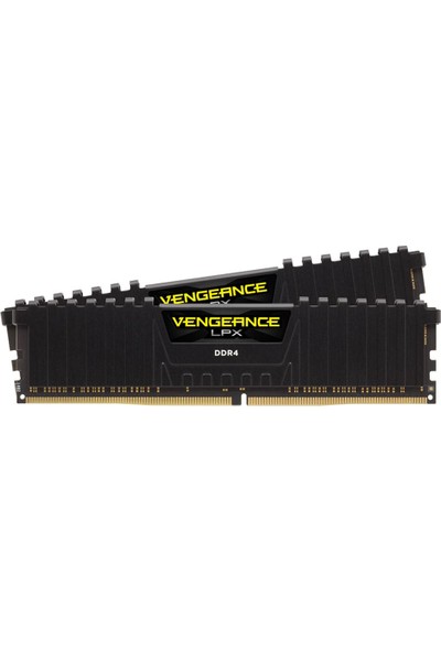 CORSAIR CMK16GX4M2D3000C16 VENGEANCE LPX 16GB (2 X 8GB) DDR4 DRAM 3000MHZ C16 MEMORY KİT - SİYAH CORSAIR CMK16GX4M2D3000C16 VENGEANCE LPX 16GB (2 X 8GB) DDR4 DRAM 3000MHZ C16 MEMORY KİT - SİYAH