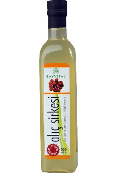 Bayvital- Alıç Sirkesi 500 ml- Doğal Fermente - Ev Yapımı Bayvital- Alıç Sirkesi 500 ml- Doğal Fermente - Ev Yapımı