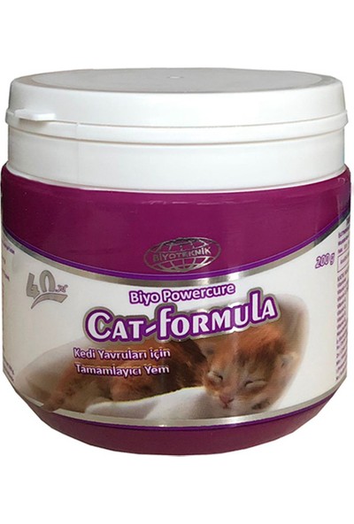 Biyo Powercure Cat Formula Yavru Kedi Süt Tozu 200 Gr Biyo Powercure Cat Formula Yavru Kedi Süt Tozu 200 Gr