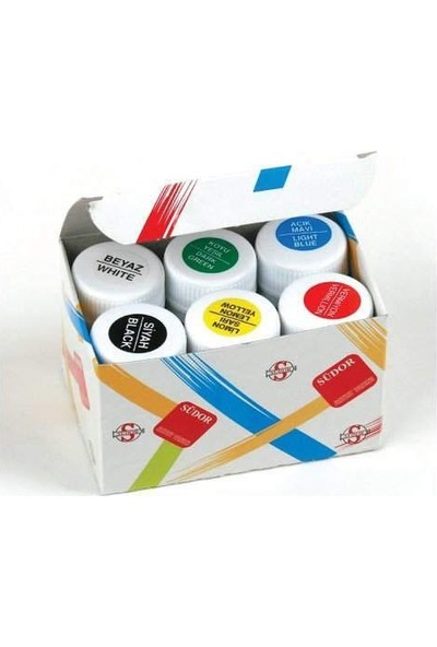 Südor Cam Vitrail Boyası 6 Renk X 25 Ml