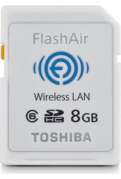 Toshiba FlashAir WiFi Hafıza Kartı 8 Gb