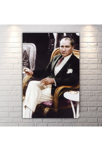 Ideasol Mustafa Kemal Atatürk Renkli Kanvas Tablo Ideasol Mustafa Kemal Atatürk Renkli Kanvas Tablo