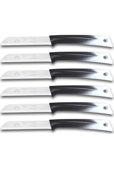 Solingen Meyve ve Sebze Bıçağı 6'lı Tırtıklı