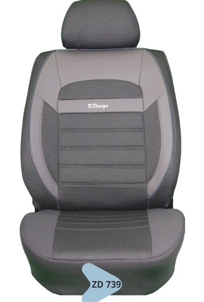 K Di̇zayn İsuzu D-Max Yanlar Deri Ortası Kumaş Koltuk Kılıfı Koltuk Döşemesi Takımı