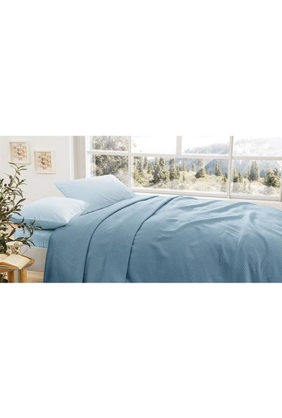 Taç Çift Kişilik İon Teraphy Pike Panaroma Mavi