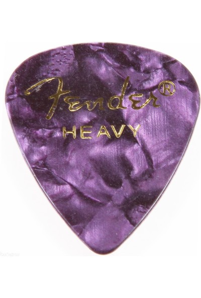 Fender 351 Premium Celluloid Picks Purple Moto Heavy - 1 Adet Pena Fender 351 Premium Celluloid Picks Purple Moto Heavy - 1 Adet Pena