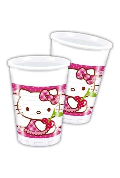 Roll-Up Hello Kitty Plastik Bardak 8' li
