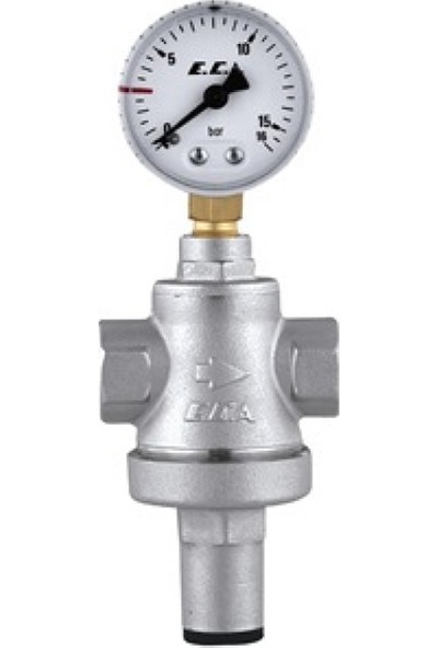 Eca 3/4 Manometreli Rakorsuz Basınç Düşürücü
