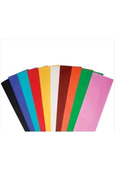 Puti-5466 Krapon Kağıdı 50X200 Cm Karışık Renk 10 Lu Puti-5466 Krapon Kağıdı 50X200 Cm Karışık Renk 10 Lu