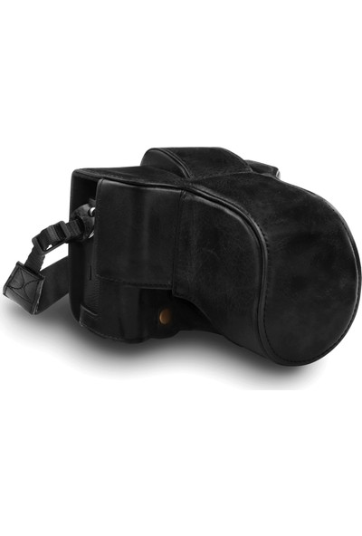 MegaGear Fujifilm X-T3 Gerçek Deri Kamera Çantası