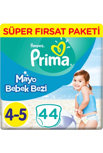 Prima Mayo Bebek Bezi 4 Beden Maxi Fırsat Paketi 44 Adet