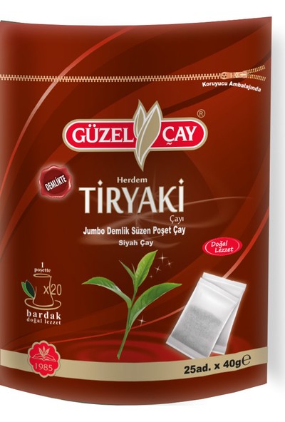 Güzel Çay Tiryaki 40gr X 25' li 1000gr