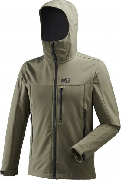 Millet Millet Track Hoodie Erkek Kapşonlu Windstopper Haki MIV7978 7094