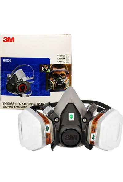 A+ 3M 6200 Gaz - Buhar - Boya Maskesi Takım - Orta Boy - Medium A+ 3M 6200 Gaz - Buhar - Boya Maskesi Takım - Orta Boy - Medium