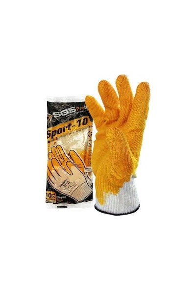 Sgs Sport Latex Kaplı Pamuk Eldiven Sgs7211