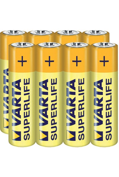 Varta Superlife Aaa İnce Kalem Pil 8'Li