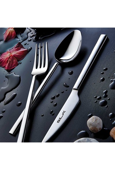 Sıla 90 Parça Elit Çatal Kaşık Bıçak Seti